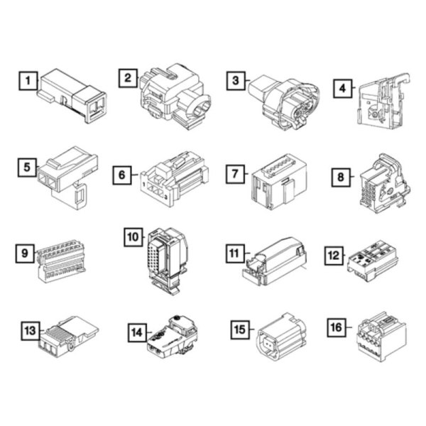 Mopar® 68275704AA - Electrical Connector