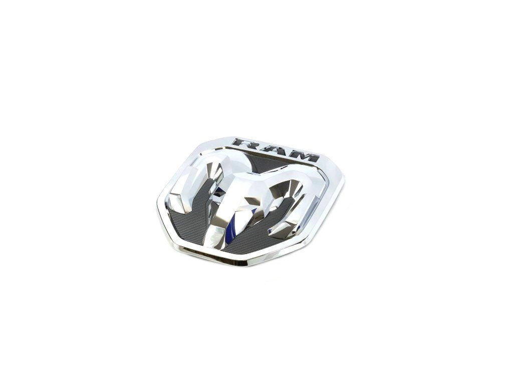 Mopar® 68276332AA - "Ram Head" Medallion Chrome Tailgate Emblem