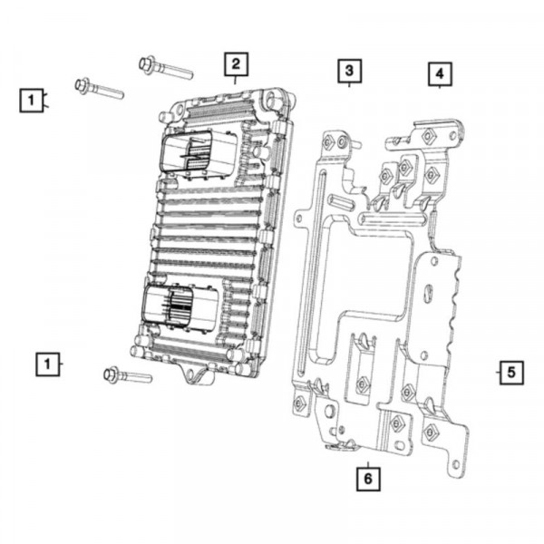 Mopar® 68286590AB - Drive Motor Inverter Bracket