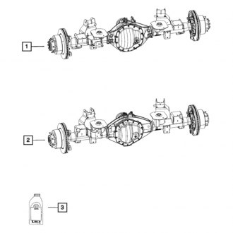 Dodge Ram Axle Assemblies - Front & Rear | CARiD