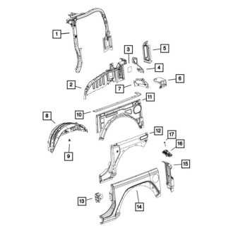 Jeep Wrangler OEM Roofs & Parts - Panels, Drip Rails | CARiD