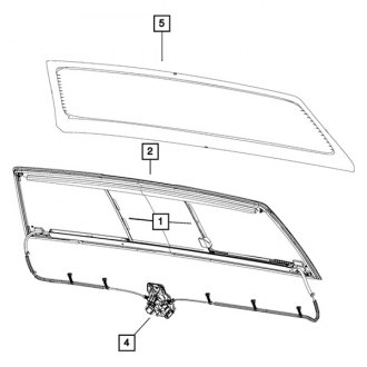 Dodge Ram Rear Window Glass | Back Windshields — CARiD.com