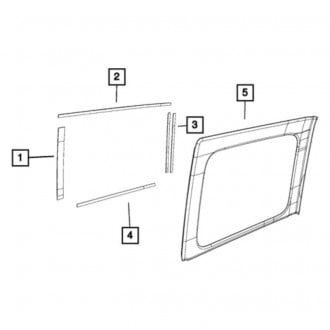 Jeep Gladiator Roof Hardware - Clips, Screws | CARiD