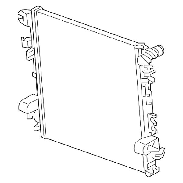 Mopar® 68314786AC - Engine Coolant Radiator