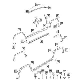 Jeep Cherokee OEM Fenders - Factory Front & Rear Fenders | CARiD