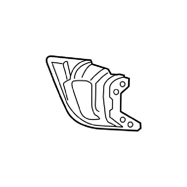 Mopar® 68335626AB - Rear Passenger Side Bumper Extension Bracket