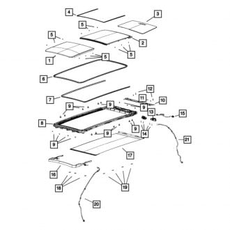 Ram Car Roof Seals, Weatherstrips & Moldings | CARiD