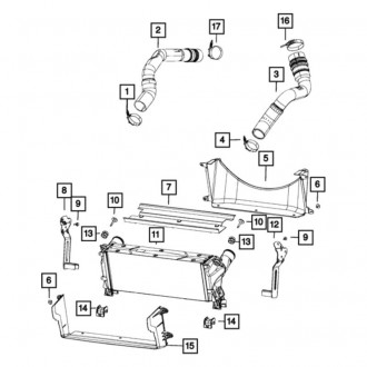 Dodge Ram Turbocharger Pipes, Hoses & Clamps | CARiD