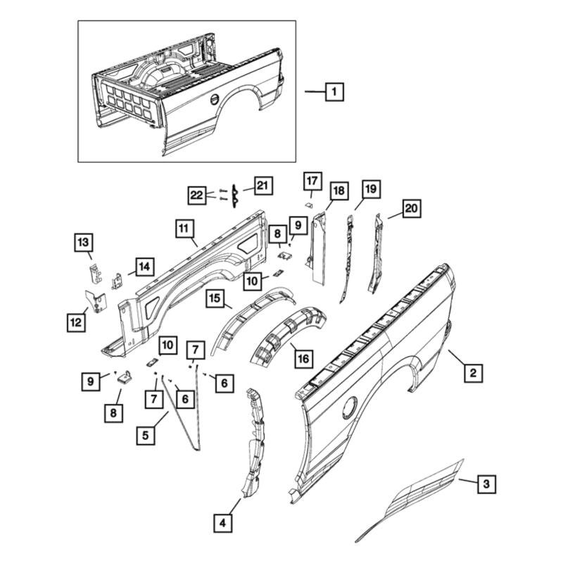 Mopar® 68365836AA - Tie Down Strap