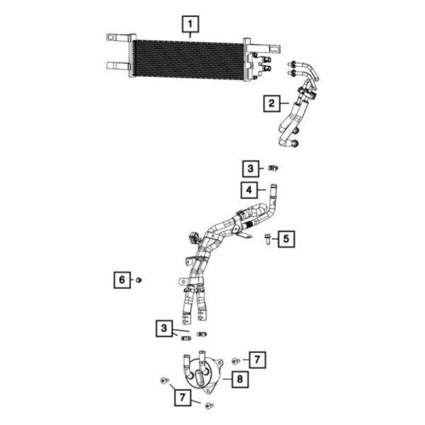 Mopar® 68368312AA - Radiator Hose Clamp