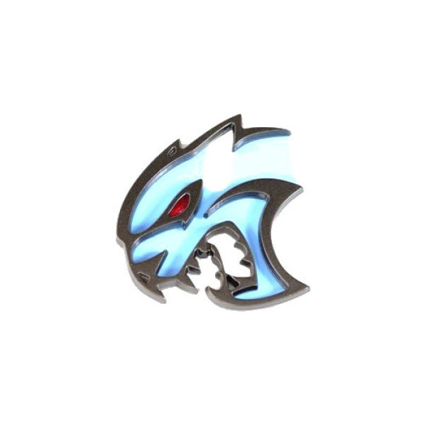 Mopar® 68394607AB - "Hellcat" Dark Gray Left Side Front Fender Emblem