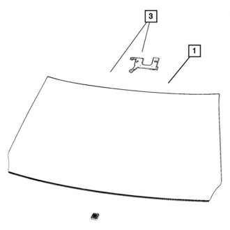 Dodge Ram Replacement Windshield Glass — CARiD.com