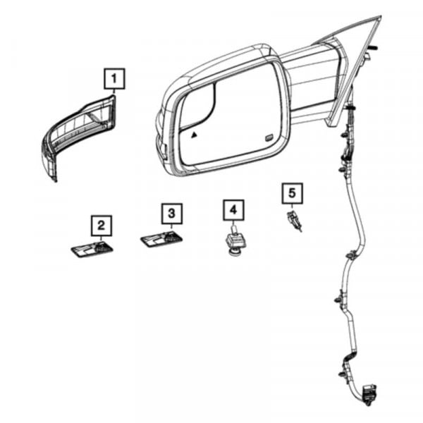 Mopar® 68402097AA - Turn Signal Light