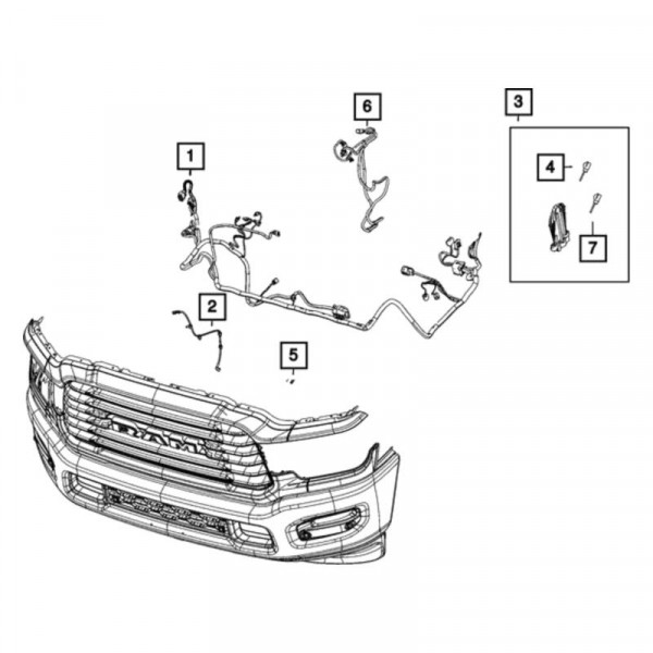 Mopar® 68410379AB - Jumper Wiring