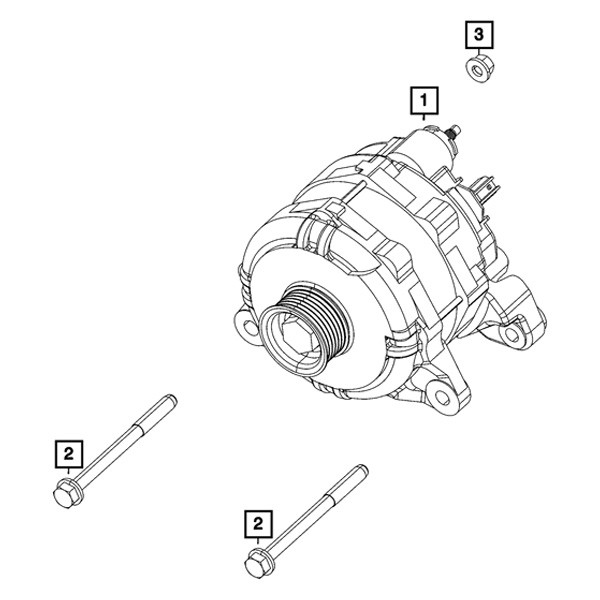 Mopar® 68422277AC - Alternator