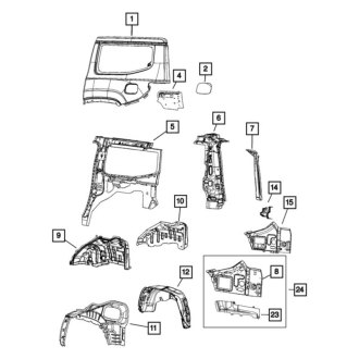 Jeep Grand Wagoneer Replacement Quarter Panels | CARiD