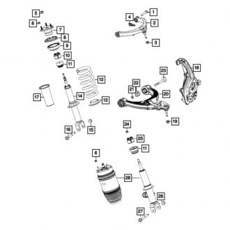 Jeep Grand Wagoneer Shock & Strut Mounts - Rear, Front | CARiD