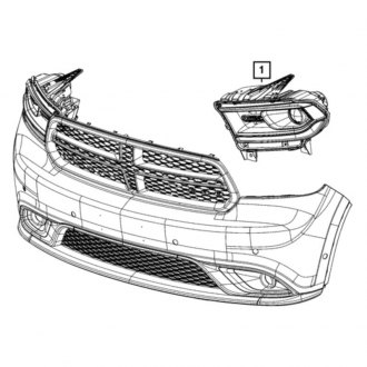 Dodge Durango OEM Headlights | Projector, LED, HID, Halo — CARiD.com