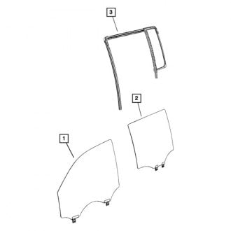 Jeep Grand Wagoneer Window Glass | Door Glass — CARiD.com