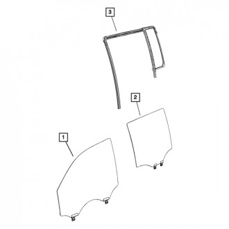 Jeep Grand Wagoneer Window Glass - Door Glass | CARiD