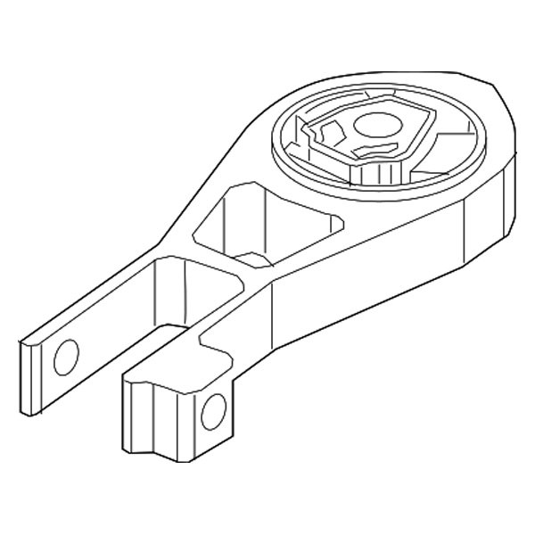 Mopar® 68439294AA - Replacement Transmission Mount
