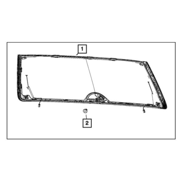 Mopar® - Back Glass Grommet