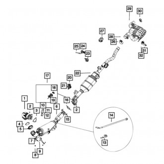 Jeep Wrangler OEM Exhaust Parts | Systems, Tips, Pipes — CARiD.com