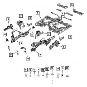Jeep Grand Cherokee Replacement Chassis Frames & Rails | CARiD