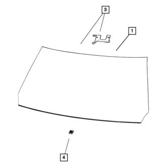 Ram 1500 Replacement Windshield Glass | CARiD