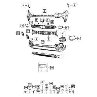 Jeep OEM Brake Parts - Pads, Bleeders, Rotors, Lines | CARiD