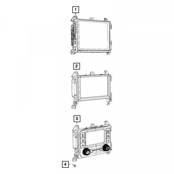 Mopar® 68474393AE - Multi Media Radio