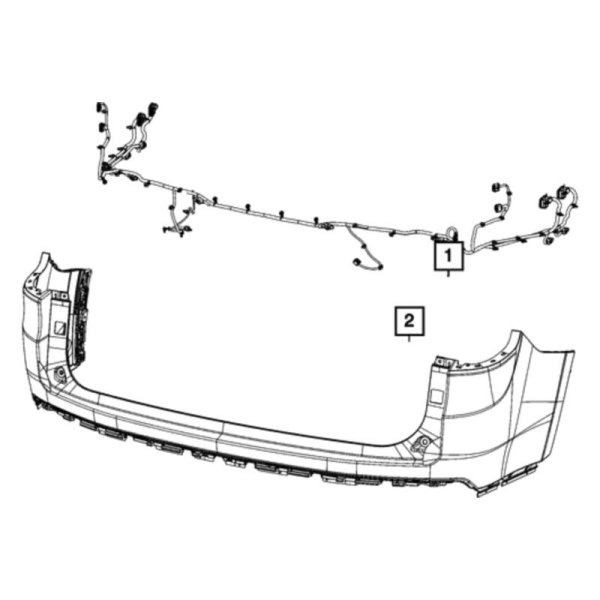 Mopar® 68483626AC - Rear Fascia Wiring