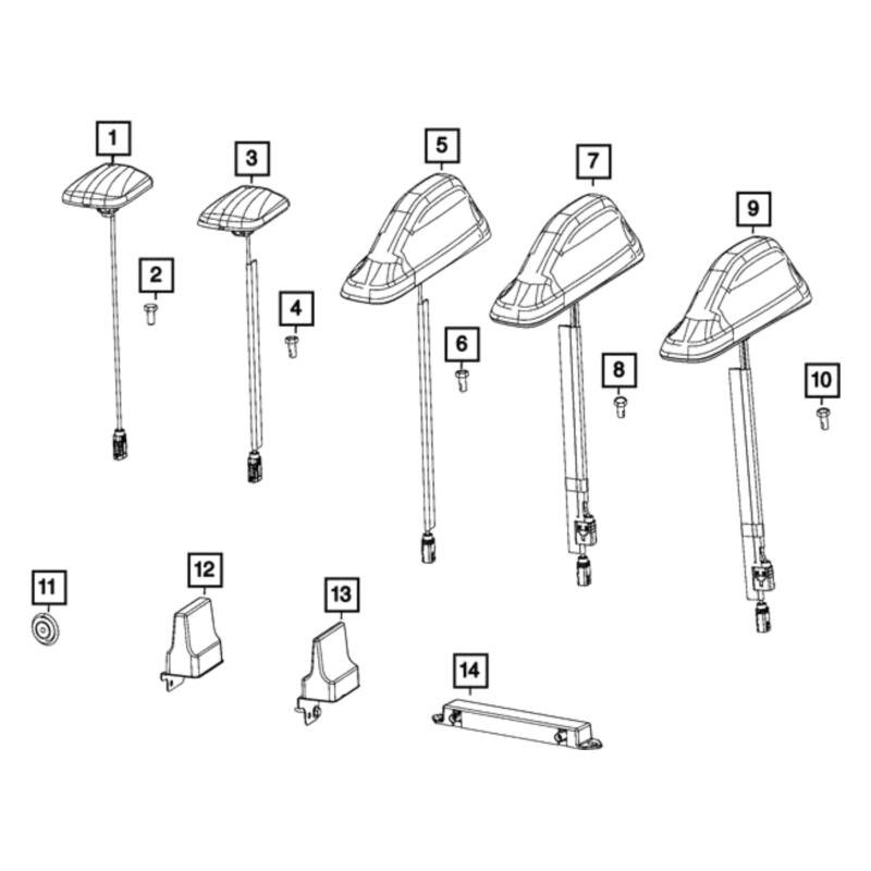 2022 Dodge Ram Antenna Extension Cables | CARiD