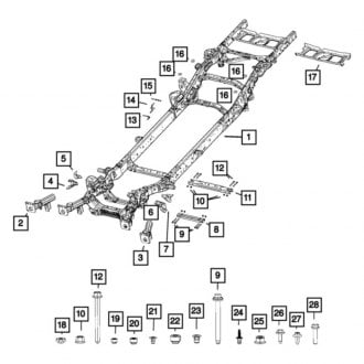 Chassis Frame & Rails - Subframes, Crossmembers | CARiD