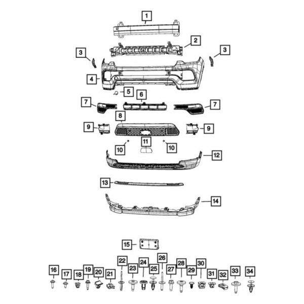 Jeep OE 68493438AA - Front Right Brake Air Duct