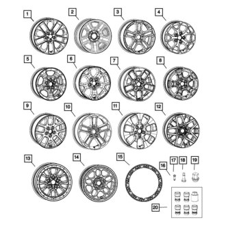 Jeep Wrangler Factory Steel Wheels | CARiD
