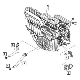 Jeep Renegade Heater Hoses, Pipes & Components | CARiD