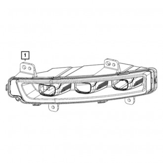Jeep Grand Wagoneer Factory Fog Lights — CARiD.com