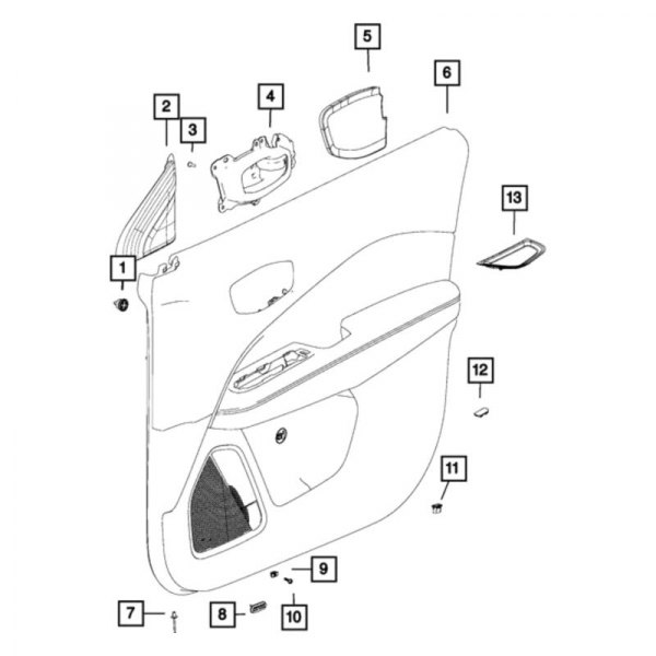 Mopar® - Inside Release Handle