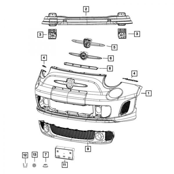 Mopar® 6QR48TZZAA - Emblem