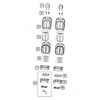 Jeep Wagoneer Car Seat Headrests with DVD Players & Monitors | CARiD