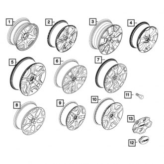 Jeep Renegade OEM Wheels - Original Steel & Alloy Wheels | CARiD