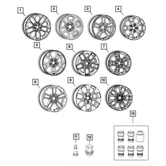 Jeep Wrangler Factory Steel Wheels — CARiD.com