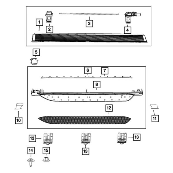 Mopar® 7JA45TZZAA - Power Running Board Step