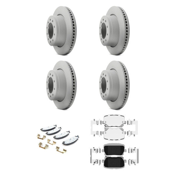 Mopar® BNDL-0075-31028672 - Front and Rear Brake Kit with Semi-Metallic ...