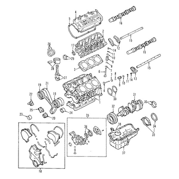 Mopar® MD356729 - Timing Cover