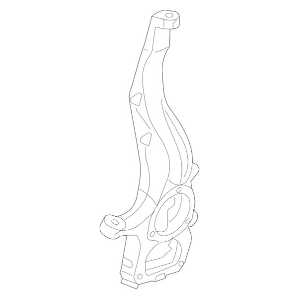 Mopar® 68022628AD - Front Passenger Side Steering Knuckle