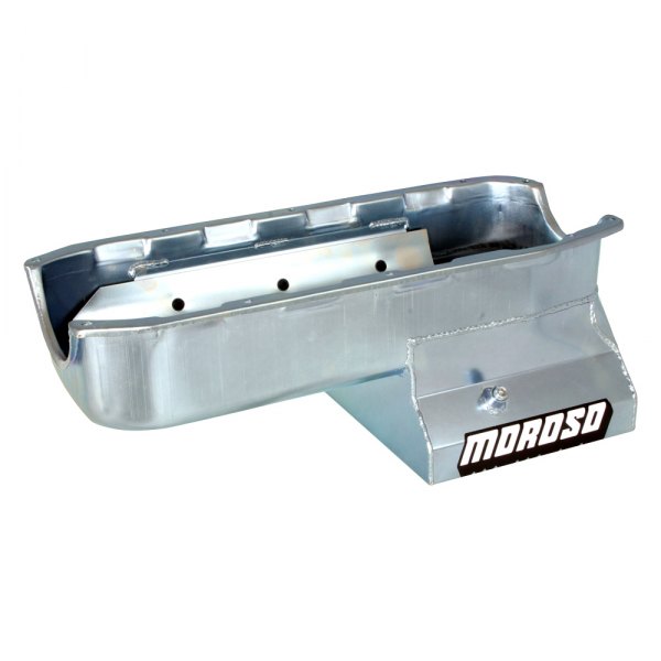 Moroso® 20196 - Street & Strip Engine Oil Pan with Louvered Windage ...