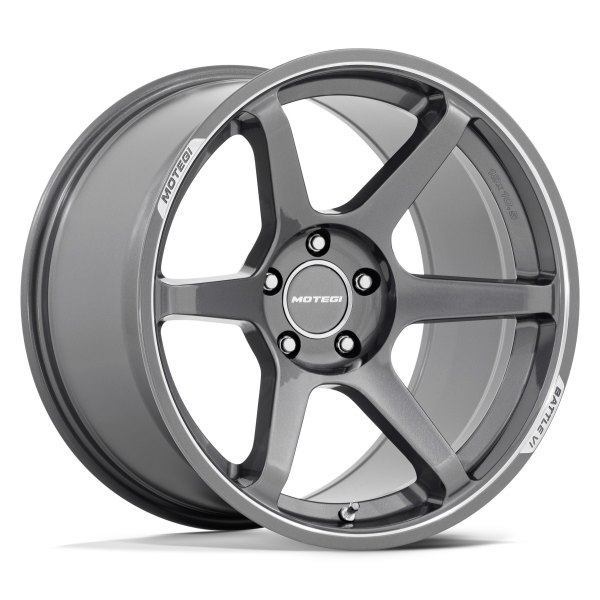MOTEGI RACING® MR160 BATTLE VI Wheels - Gloss Gunzilla with Machined ...