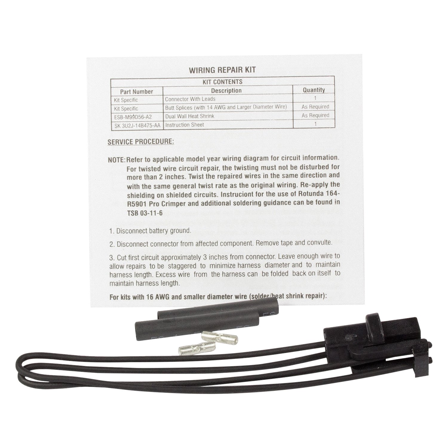 Motorcraft® - Liftgate Ajar Switch Connector